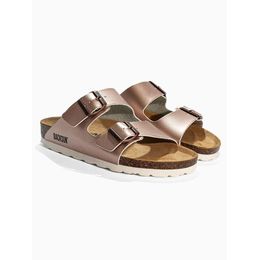 BACKSUN Pantoletten "Bali" in Rosa - 50% | Gr&ouml;&szlig;e 38 | Damen-pantoletten