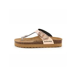 billowy Zehentrenner in Rosegold - 57% | Gr&ouml;&szlig;e 37 | Damen-sandalen