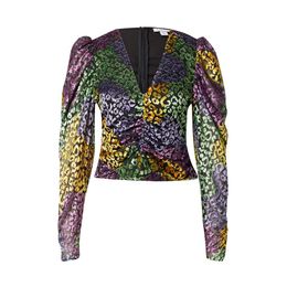 Warehouse Bluse Damen Größe XXL gelb / grün / lila / schwarz