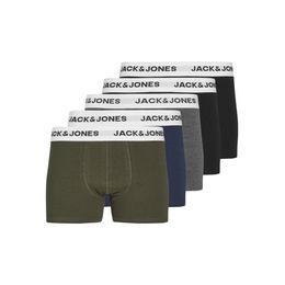 Jack & Jones Jack & Jones Junior Boxershorts Jungen Gr&ouml;&szlig;e 128 navy / graumeliert / khaki / schwarz