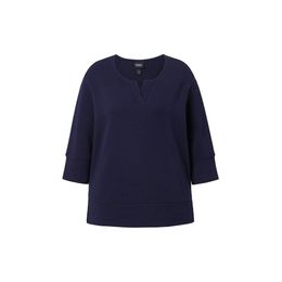 Ulla Popken Sweatshirt 'Punto' female Blue size 50-52