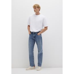 Weite Jeans Mavi "LISBON", Herren, Gr. 36, L&auml;nge 34, mid vintage street, 99% Baumwolle, 1% Elasthan, weit normal, Jeans, Loose Straight Jeans