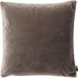 HEINE HOME unisex Kissenh&uuml;lle taupe, Gr&ouml;&szlig;e 40x40 cm