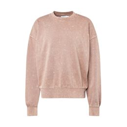 TOPMAN Sweatshirt Herren Gr&ouml;&szlig;e XL taupe / wei&szlig;