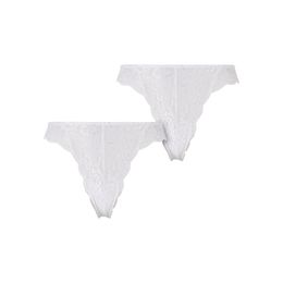 Urban Classics Ladies Allover Lace Tanga 2-Pack ' ' Damen Gr&ouml;&szlig;e S wei&szlig; Winterschuhe