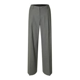 Selected Bundfaltenhose 'SLFRITA LANO' Damen Gr&ouml;&szlig;e 38 grau