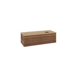 Villeroy & Boch V&B Waschtischunterschrank mit Frontstruktur, mit Beleuchtung Antao 120x36x50cm, HL, WBP hon. Oa, w. wal ; Villeroy & Boch (L34151HM)
