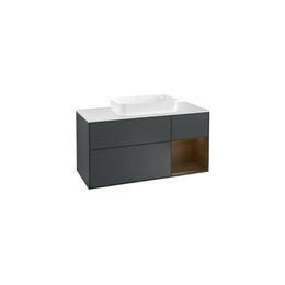 Villeroy & Boch V&B Waschtischunterschrank Wandbeleuchtung Finion 120cm, Pl w m, Rg r wal ven, md b m Lac ; Villeroy & Boch (G301GNHG)