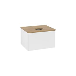 Villeroy & Boch V&B Waschtischunterschrank ohne Frontstruktur -Beleuchtung Antao 60x36x50cm, WBP-farbe hon. Oa, wh. m Lac ; Villeroy & Boch (L29011MT)