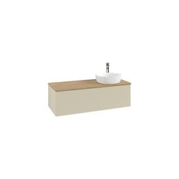 Villeroy & Boch V&B Waschtischunterschrank mit Frontstruktur, mit Beleuchtung Antao 120x36x50cm, HL, WBP hon. Oa, si G m Lac ; Villeroy & Boch (L34151HJ)