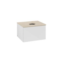 Villeroy & Boch V&B Waschtischunterschrank ohne Frontstruktur -Beleuchtung Antao 60x36x50cm, HL, WBP botti., glo wh. Lac ; Villeroy & Boch (L29053GF)