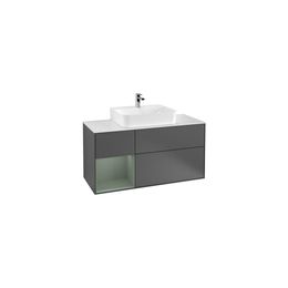 Villeroy & Boch V&B Waschtischunterschrank Finion 120cm, Pl w m, Rg l Ol m Lac, Anthrac. m ; Villeroy & Boch (F161GMGK)