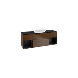 Villeroy & Boch V&B Waschtischunterschrank Finion 160cm, Pl bla m, Reg bla m Lac, wal ven ; Villeroy & Boch (FD02PDGN)