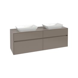 Villeroy & Boch V&B Waschtischunterschrank Collaro 160x54,8x50cm, f 2 Waschtische, wine red ; Villeroy & Boch (C12300AH)