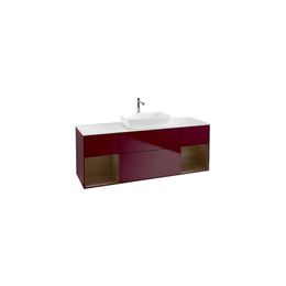 Villeroy & Boch V&B Waschtischunterschrank Finion 160cm, Pl wh. m, Reg wal ven, Peo m ; Villeroy & Boch (F861GNHB)