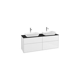 Villeroy & Boch V&B Waschtischunterschrank Finion 160x60cm, Abd.-Pl. bla m, glo wh. Lac ; Villeroy & Boch (F84200GF)