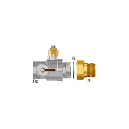 Flamco Kappenkugelhahn Rp 1 1/4, DN 32 (satzv..) f Flamcomat FG (17661)