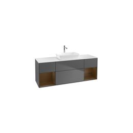Villeroy & Boch V&B Waschtischunterschrank Finion 160cm, Pl wh. m, Reg wal ven, Anthrac. m ; Villeroy & Boch (F861GNGK)
