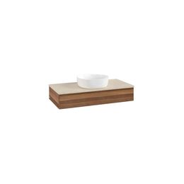 Villeroy & Boch V&B Waschtischunterschrank ohne Frontstruktur Antao 100x19x50cm, WBP-farbe botti., w. walnut ; Villeroy & Boch (K09013HM)