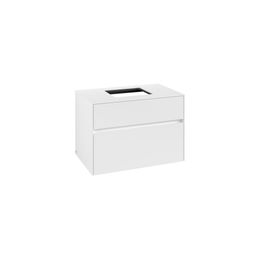 Villeroy & Boch V&B Waschtischunterschrank Collaro 80x54,8x50cm, WT mittig, white matt ; Villeroy & Boch (C12400MS)