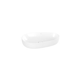 Villeroy & Boch V&B Aufsatzwaschtisch ANTAO 65x40cm, asym., o. &Uuml;berlauf, wei&szlig; C-plus ; Villeroy & Boch (4A7465R1)