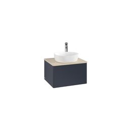 Villeroy & Boch V&B Waschtischunterschrank ohne Frontstruktur -Beleuchtung Antao 60x36x50cm, HL, WBP botti., md bl. m Lac ; Villeroy & Boch (L29053HG)