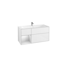 Villeroy & Boch V&B Waschtischunterschrank Finion 119,6x59,1cm, Rg l w m Lac, glo wh. Lac ; Villeroy & Boch (F060MTGF)