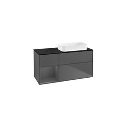 Villeroy & Boch V&B Waschtischunterschrank Finion 120x60 cm, Reg li Anthrac. m, Anthrac. m ; Villeroy & Boch (F682GKGK)
