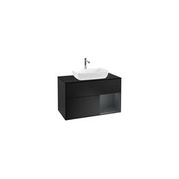Villeroy & Boch V&B Waschtischunterschrank Wandbeleuchtung Finion 100, Pl bla m, Reg md m Lac, bla m Lac ; Villeroy & Boch (G782HGPD)