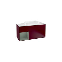 Villeroy & Boch V&B Waschtischunterschrank Finion 120cm, Pl w m, Reg li Oli. m Lac, Peo m ; Villeroy & Boch (F291GMHB)