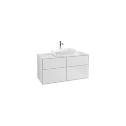 Villeroy & Boch V&B Waschtischunterschrank Wandbeleuchtung Finion 120x60,3cm, Abd.-Pl. wh. m, wh. m Lac ; Villeroy & Boch (G79100MT)