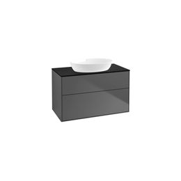 Villeroy & Boch V&B Waschtischunterschrank Finion 100x60,3cm, Abd.-Pl. bla m, Anthrac. m ; Villeroy & Boch (FA0200GK)