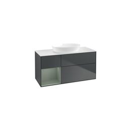 Villeroy & Boch V&B Waschtischunterschrank Finion 120cm, Pl w m, Rg Ol m Lac, md bl. m Lac ; Villeroy & Boch (FA61GMHG)