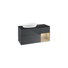 Villeroy & Boch V&B Waschtischunterschrank Finion 120cm, Pl b m, Reg Oa ven, md bl. m Lac ; Villeroy & Boch (FA52PCHG)