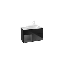 Villeroy & Boch V&B Waschtischunterschrank Wandbeleuchtung Finion 100, Pl w m, Rg A m Lac, bla m Lac ; Villeroy & Boch (G891GKPD)