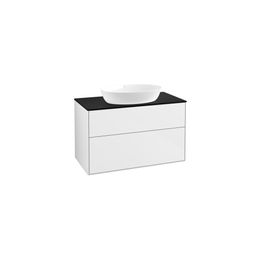 Villeroy & Boch V&B Waschtischunterschrank Finion 100x60,3cm, Abd.-Pl. bla m, glo wh. Lac ; Villeroy & Boch (FA0200GF)