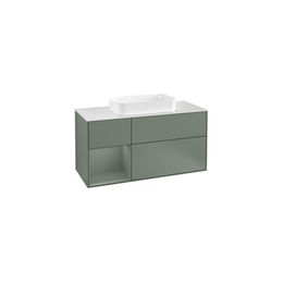 Villeroy & Boch V&B Waschtischunterschrank Finion 120cm, Pl w m, Rg l Ol m Lac, Oli. m Lac ; Villeroy & Boch (F291GMGM)