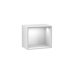 Villeroy & Boch V&B Regalmodul Wandbeleuchtung Finion 41,8x35,6x27cm, Reg wh. m, glo wh. Lac ; Villeroy & Boch (G580MTGF)