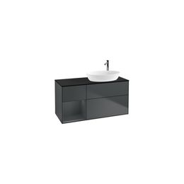 Villeroy & Boch V&B Waschtischunterschrank Finion 120cm, Pl b m, Rg md m Lac, md bl. m Lac ; Villeroy & Boch (F922HGHG)
