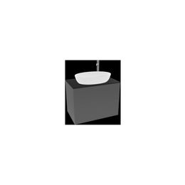 Villeroy & Boch V&B Waschtischunterschrank Wandbeleuchtung Finion 80x60,3cm, Abd.-Pl. bla m, Anthrac. matt ; Villeroy & Boch (G87200GK)