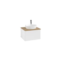Villeroy & Boch V&B Waschtischunterschrank ohne Frontstruktur Antao 60x36x50cm, HL, WBP hon. Oa, wh. m Lac ; Villeroy & Boch (K29051MT)