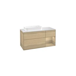 Villeroy & Boch V&B Waschtischunterschrank Finion 120cm, Pl wh. m, Reg re Oa ven, Oa ven ; Villeroy & Boch (F281PCPC)
