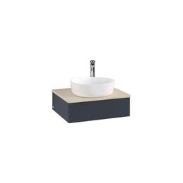 Villeroy & Boch V&B Waschtischunterschrank mit Frontstruktur -Beleuchtung Antao 60x19x50cm, HL, WBP botti., md bl. m Lac ; Villeroy & Boch (L07153HG)