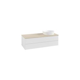 Villeroy & Boch V&B Waschtischunterschrank mit Frontstruktur Antao 120x36x50cm, WBP botti., glo wh. Lac ; Villeroy & Boch (K23113GF)