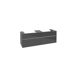 Villeroy & Boch V&B Waschtischunterschrank Collaro 160x54,8x50cm, f 2 WT, m LED, glo Gr ; Villeroy & Boch (C024B0FP)