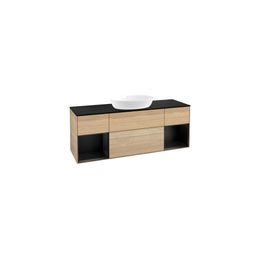 Villeroy & Boch V&B Waschtischunterschrank Wandbeleuchtung Finion 160cm, Pl bla m, Reg bla m Lac, Oa ven ; Villeroy & Boch (GD02PDPC)