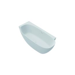 Hoesch Freisteh-Badewanne LABRILLIANTE &Uuml;berlaufgarn. Com, we. ma, 180x80cm, li (4531.013)