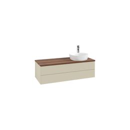 Villeroy & Boch V&B Waschtischunterschrank ohne Frontstruktur Antao 120x36x50cm, HL, WBP w. wal, si Gr m Lac ; Villeroy & Boch (K23052HJ)
