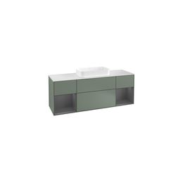Villeroy & Boch V&B Waschtischunterschrank Wandbeleuchtung Finion 160cm, Pl w m, Rg A m Lac, Oli. m Lac ; Villeroy & Boch (G331GKGM)