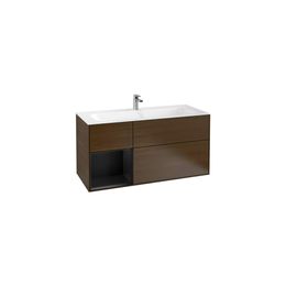 Villeroy & Boch V&B Waschtischunterschrank Wandbeleuchtung Finion 119,6x59,1cm, Reg li bla m Lac, wal ven ; Villeroy & Boch (G060PDGN)